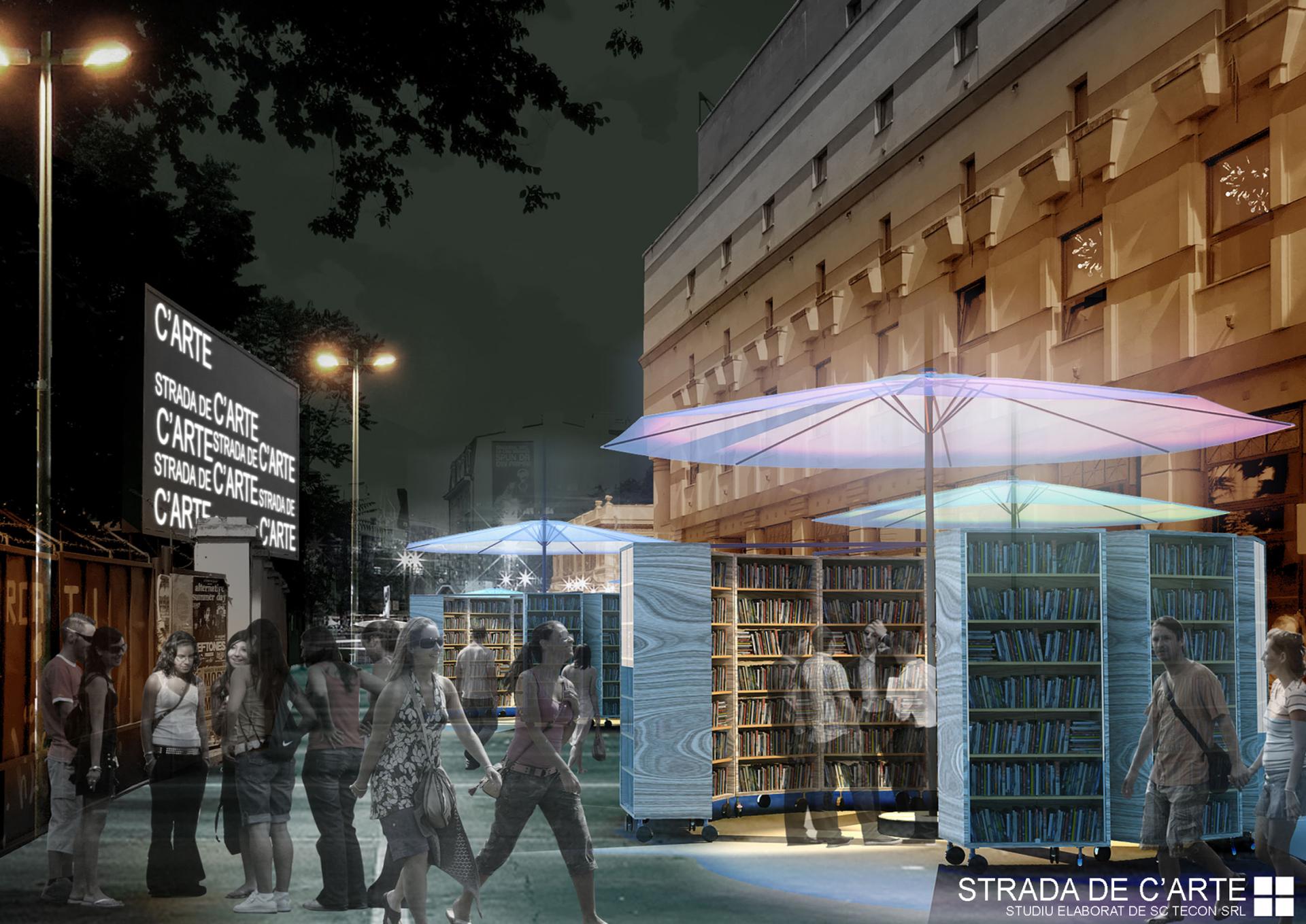 Public Space design BCU Library - Book Fair - Tecon